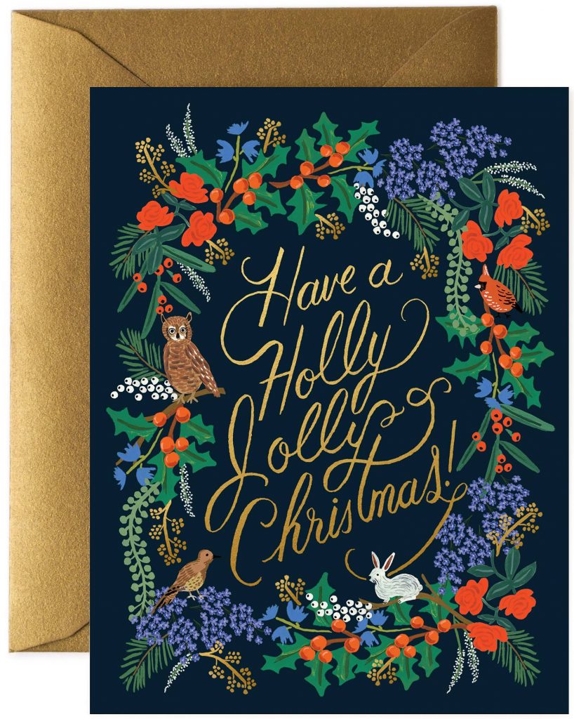 Rifle Paper Co. - Holly Jolly (Card + Envelope) | Papercut